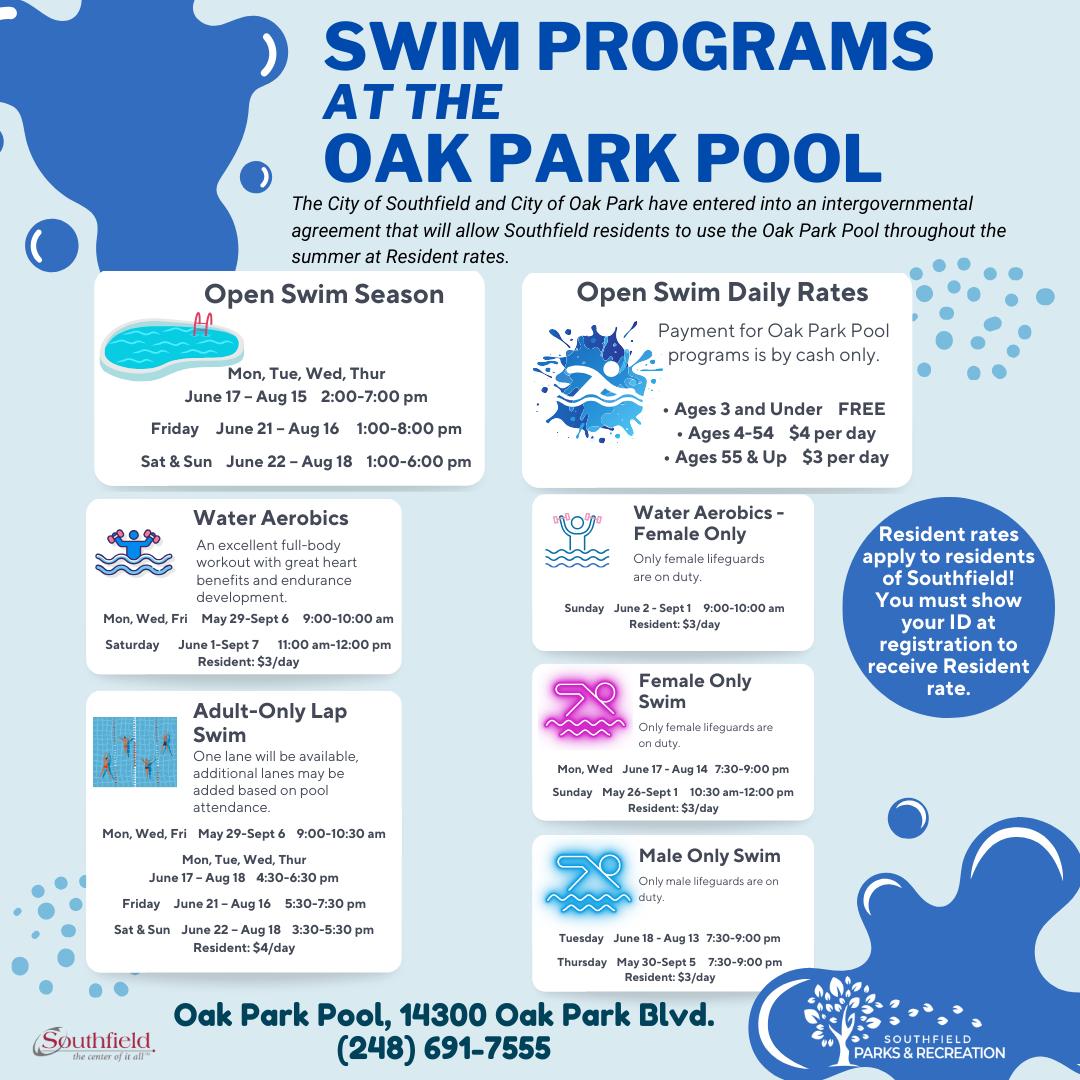 Membership & Use Fees | City of Southfield